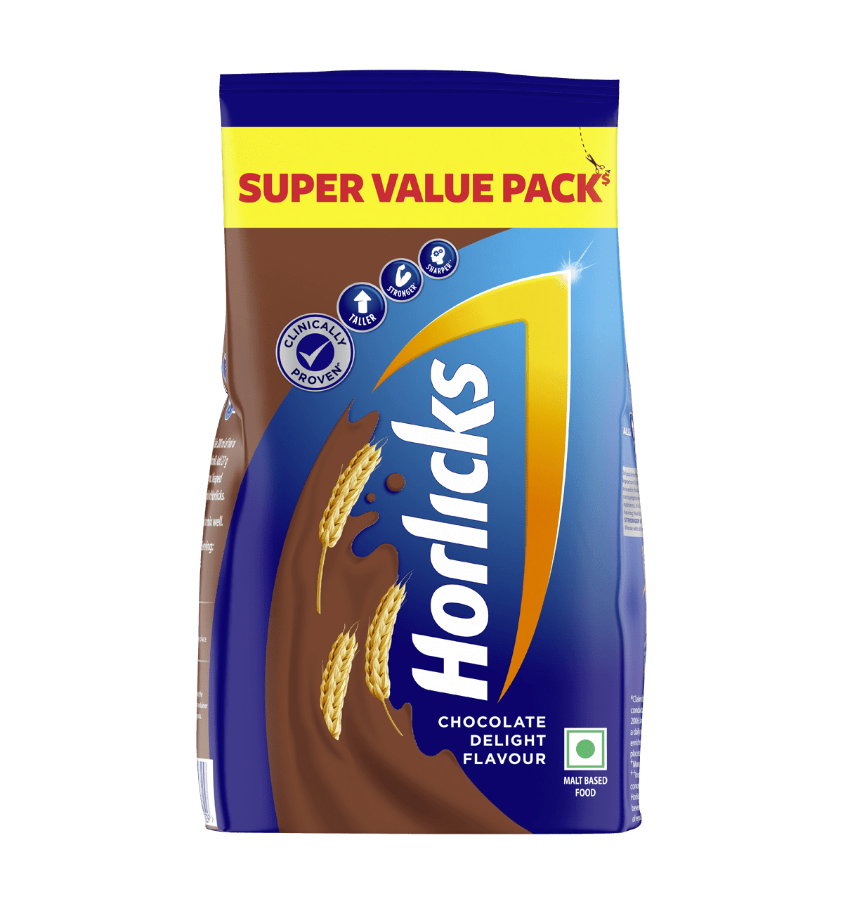 Buy Horlicks Horlicks Drink Mix Chocolate Gusseted Pouch 2 pieces ...