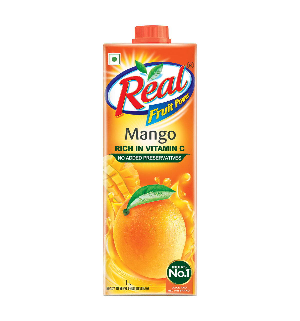 Buy Real Real Fruit Power Mango Juice (Tetra Pack) 2 pieces Online At ...