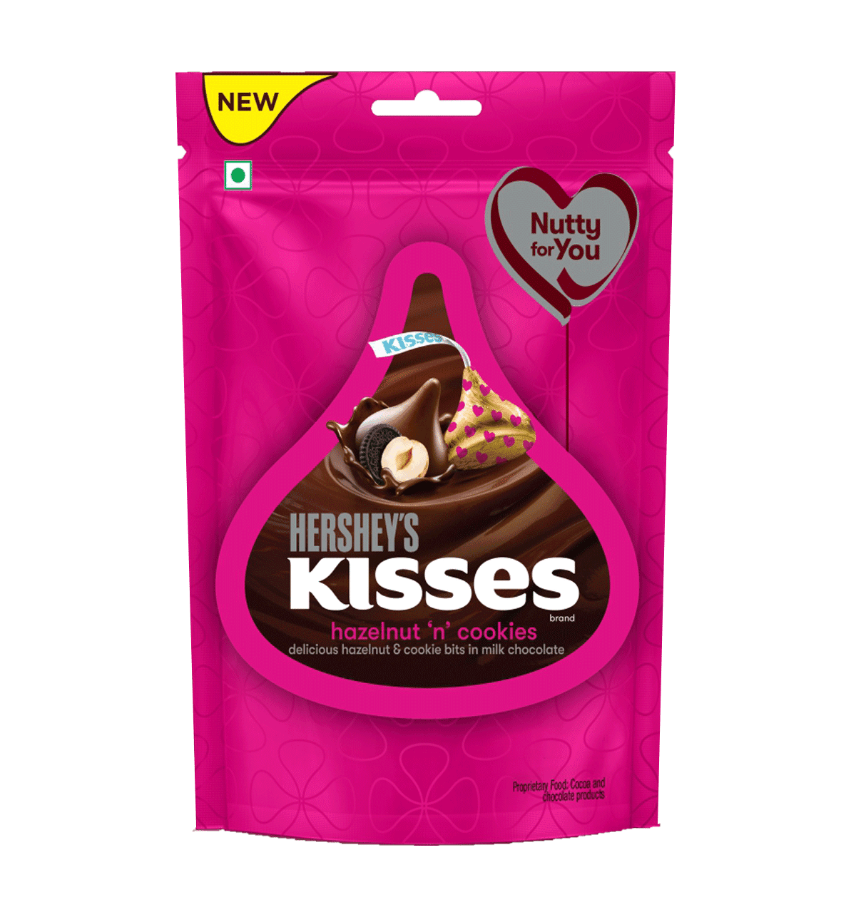Buy Hershey's Hershey's Kisses Hazelnut 'n' Cookies 100.8 g Online At ...