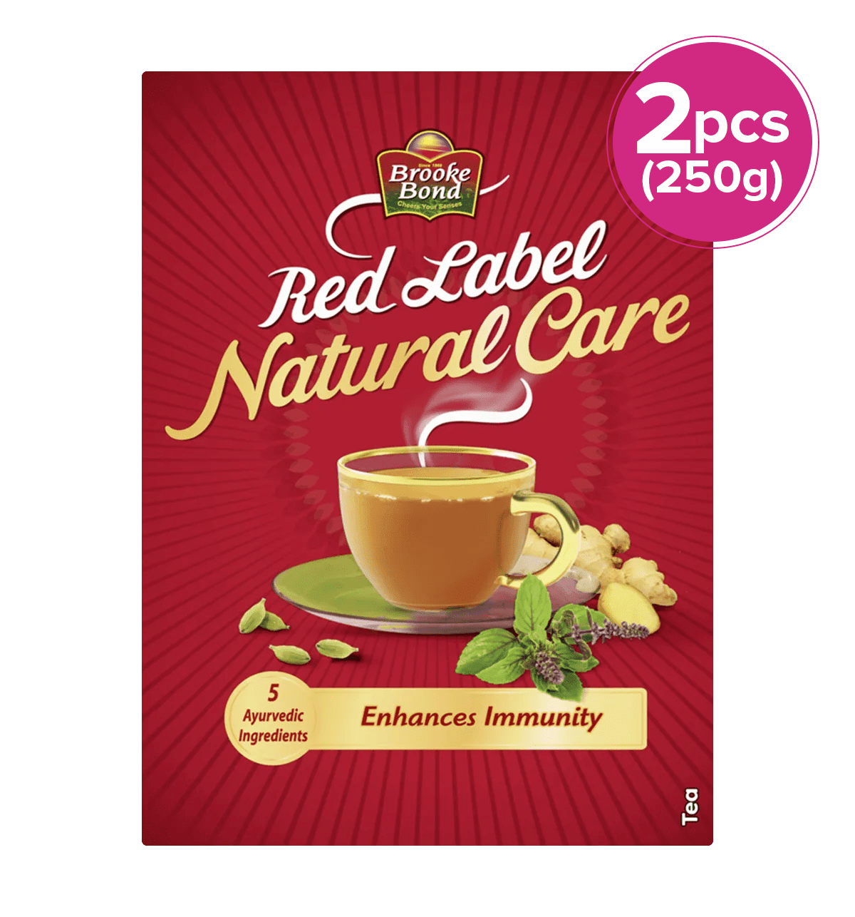Buy Red Label Red Label Natural Care Tea, with 5 Ayurvedic Ingredients ...