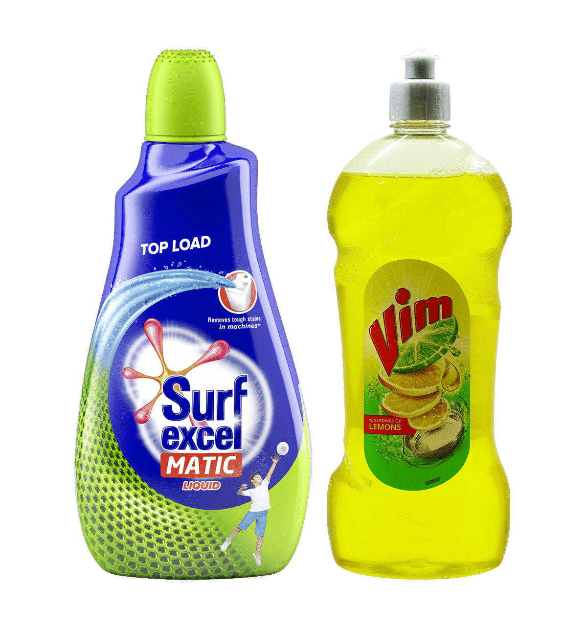 Buy Surf Excel Liquid Detergent Matic Top Load & Vim Dishwash Liquid ...