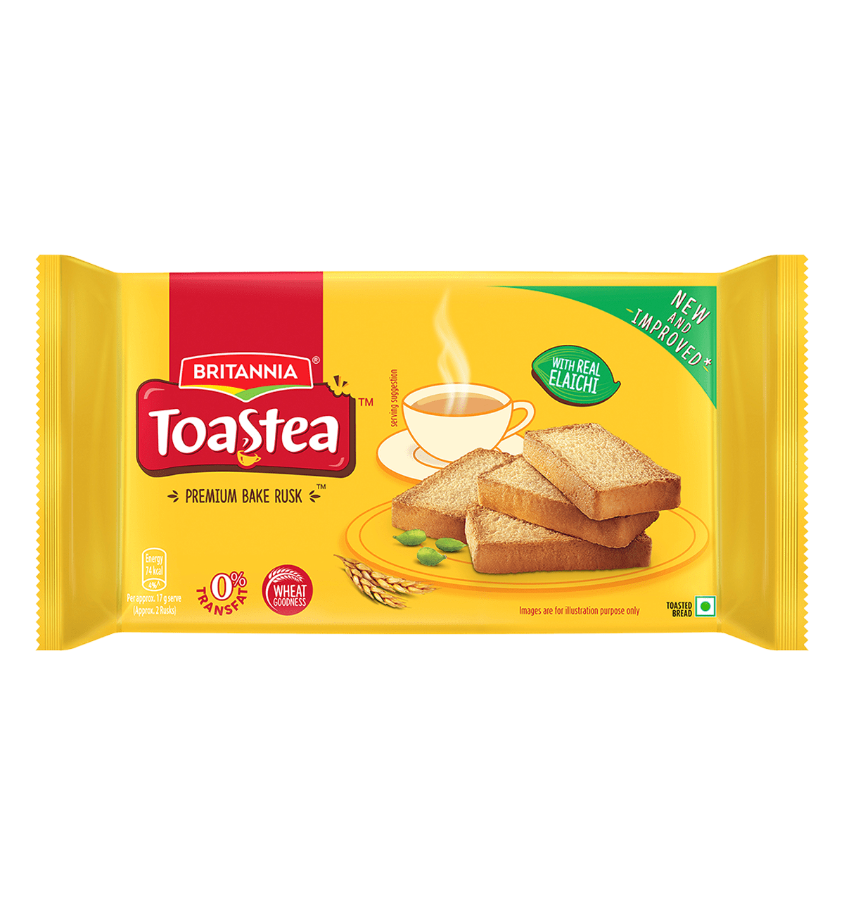 Buy Britannia Britannia Toastea Premium Bake Rusk 4 pieces Online At Rs ...
