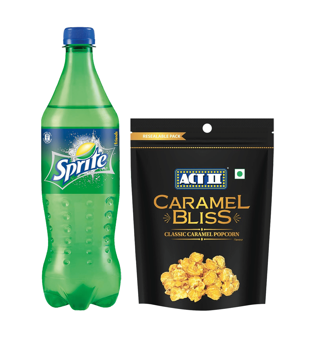 Buy Sprite Sprite Pet Bottle & ACT II Popcorn Caramel Bliss Combo 1 ...