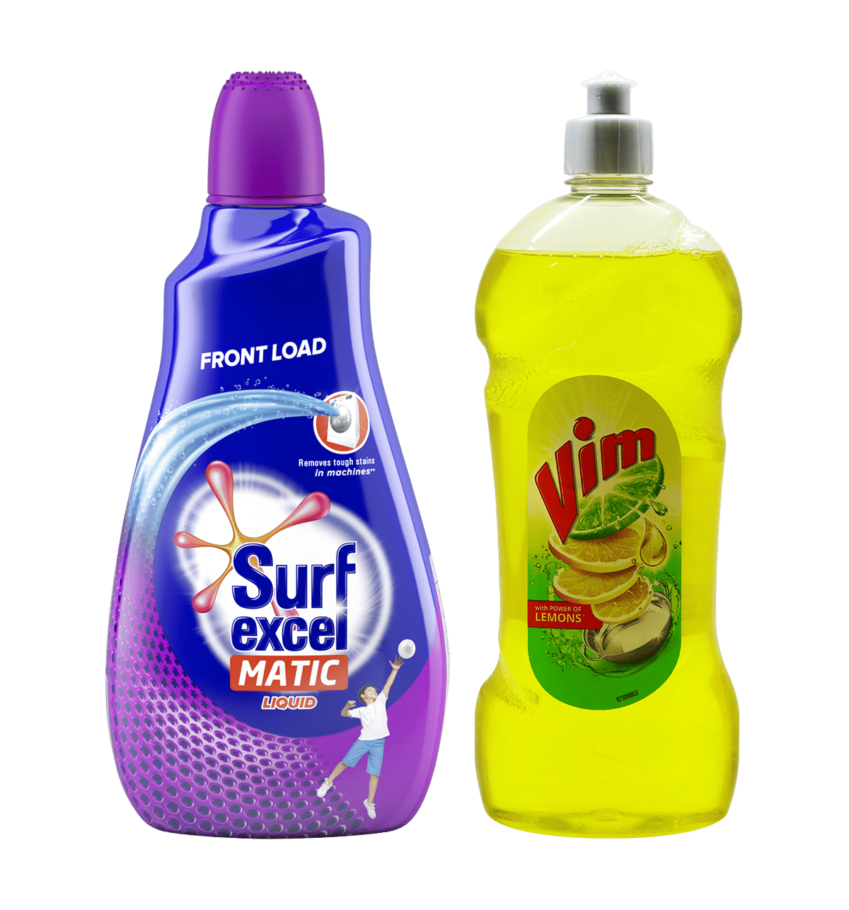 Buy Surf Excel Matic Liquid Detergent Front Load & Vim Dishwash Liquid ...