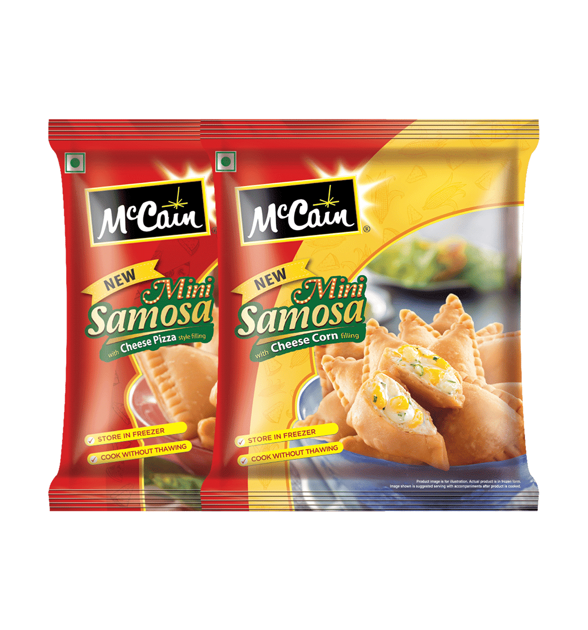 Buy McCain Mccain Mini Samosa Cheese Corn & Mini Samosa Cheese Pizza ...