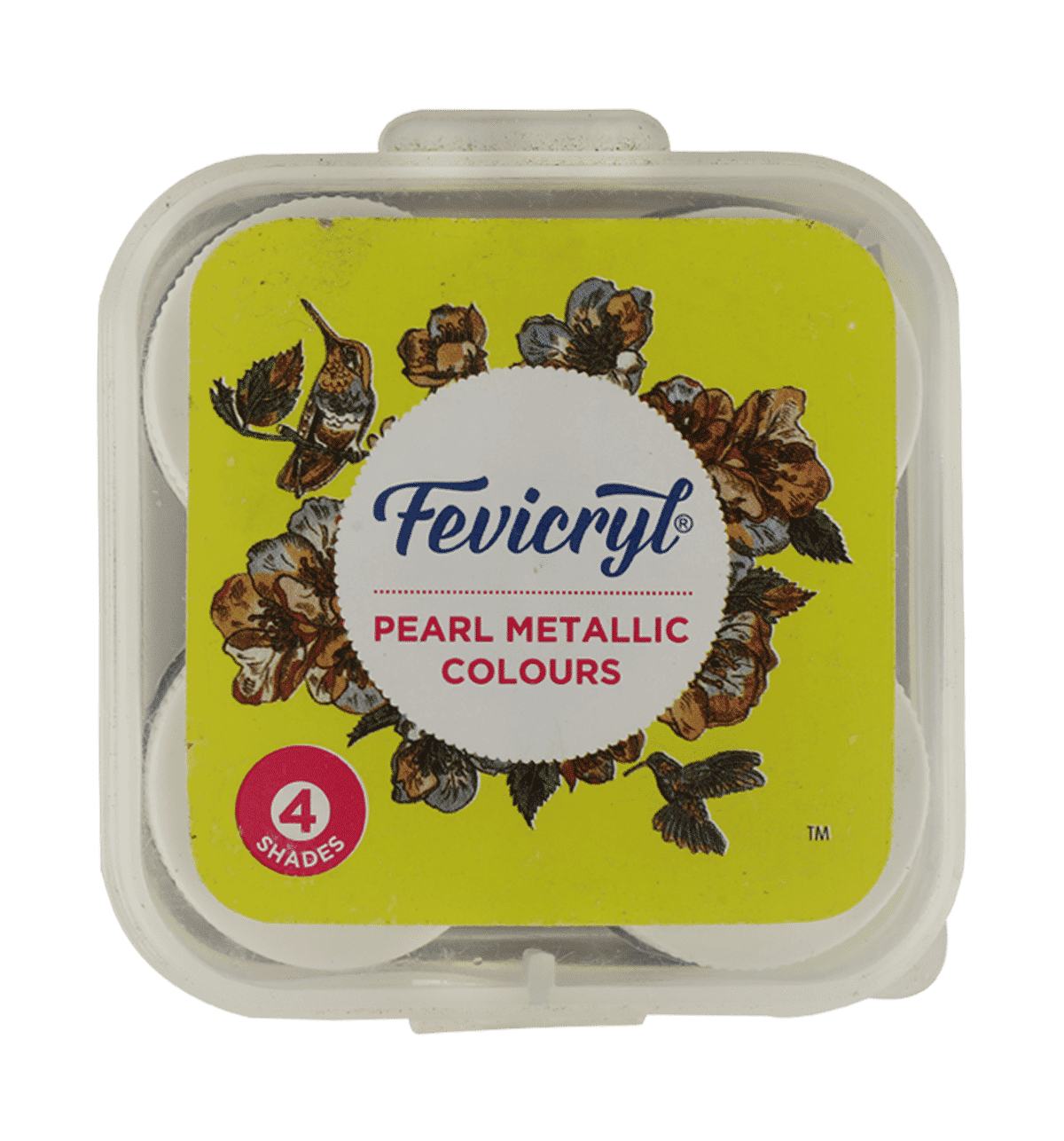 Buy Fevicryl Fevicryl Pearl Metallic Kit Acrylic Colours 1 Piece 1 pack ...