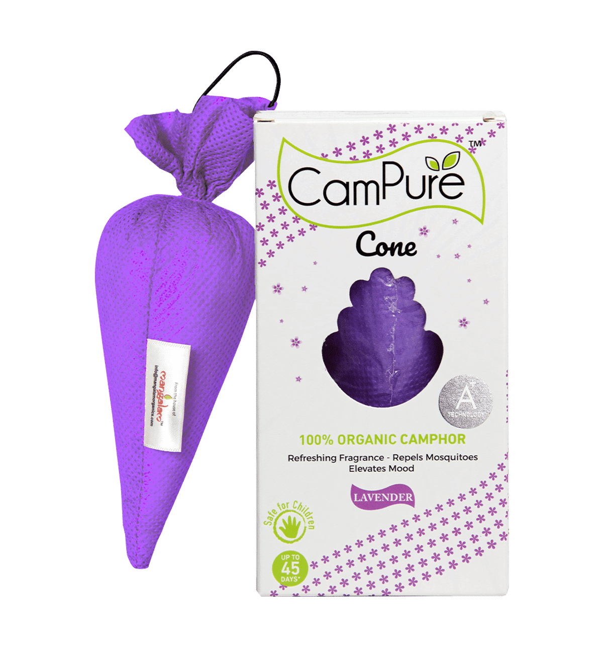 Buy Campure Campure Camphor Cone Freshener Lavender 60 g Online At Rs ...