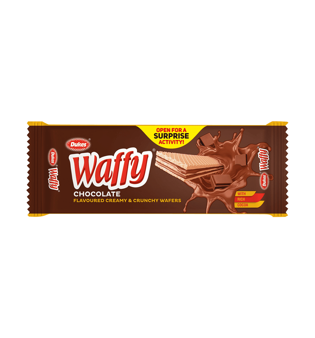 Buy Dukes Dukes Waffy Chocolate Wafers 4 pieces Online At Rs. 200 ...