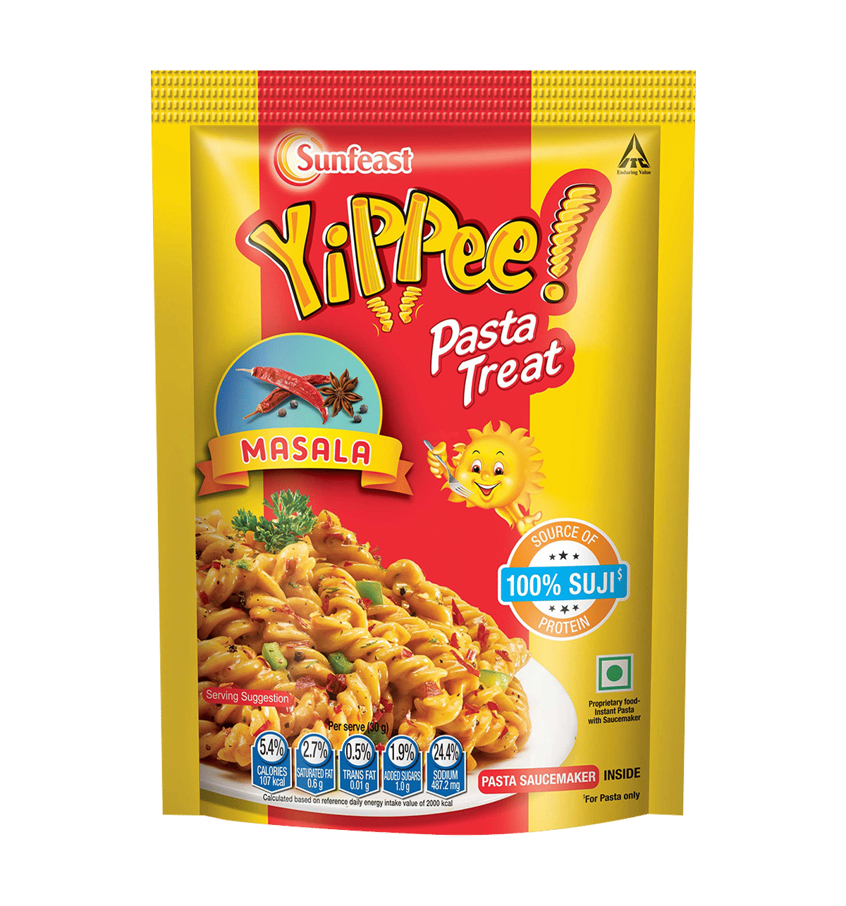 Buy Sunfeast Yippee Sunfeast Masala Instant Pasta 3 pieces Online At Rs ...