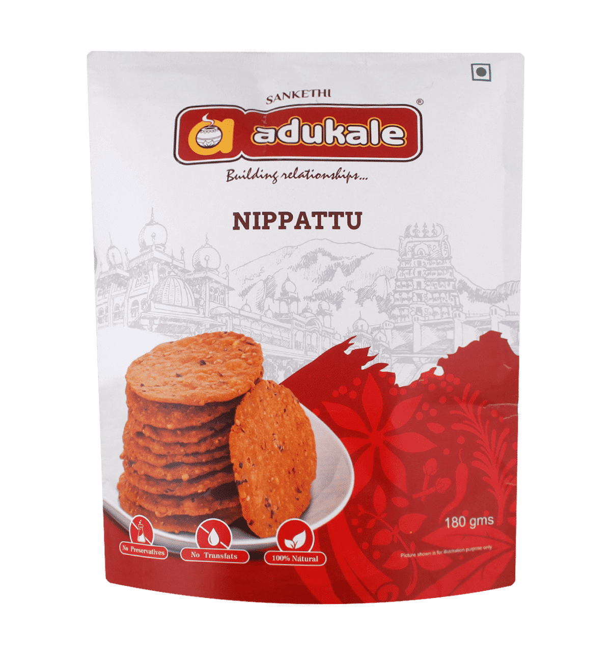 Buy adukale adukale Nippattu 180 g Online At Rs. 85 | Instant Delivery