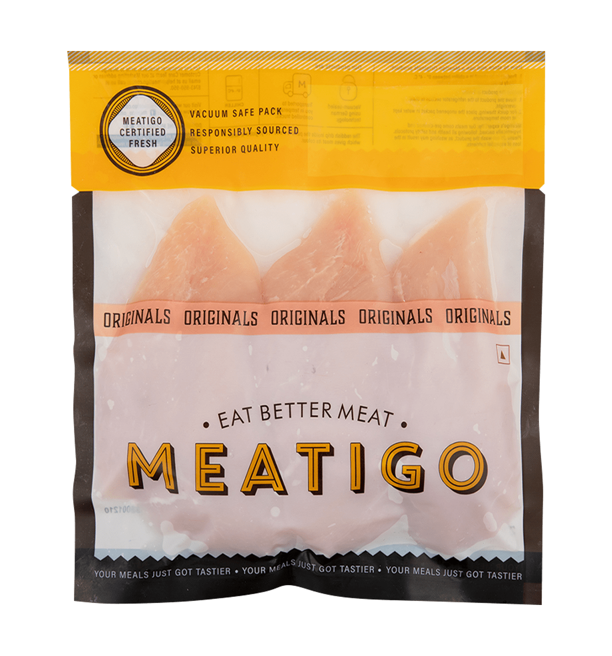 Buy Meatigo Chicken Boneless Breast Frozen Online (450 g) At Best Price