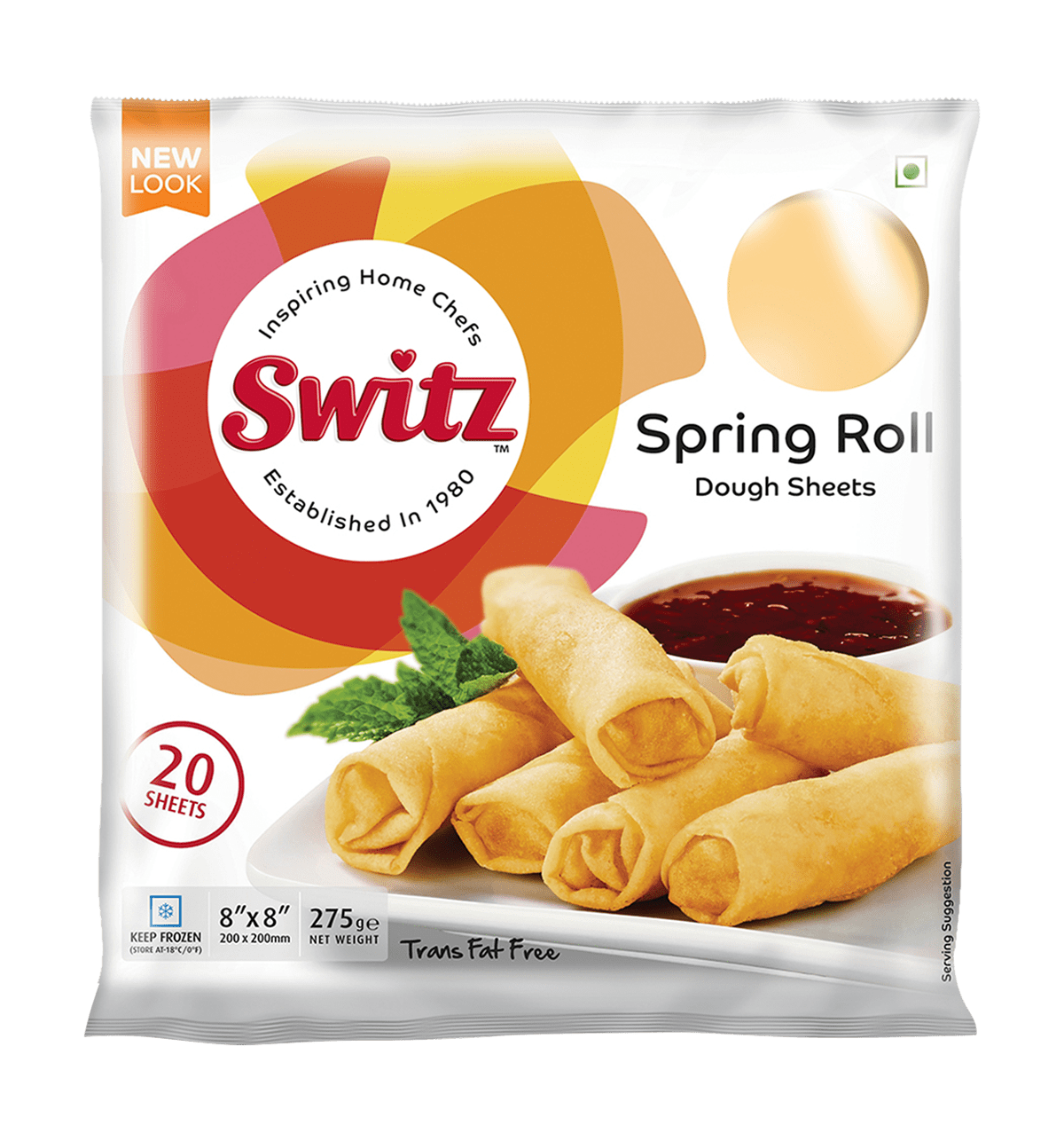 Buy Switz Switz Spring Roll Sheets 2 pieces Online At Rs. 220 | Swiggy ...