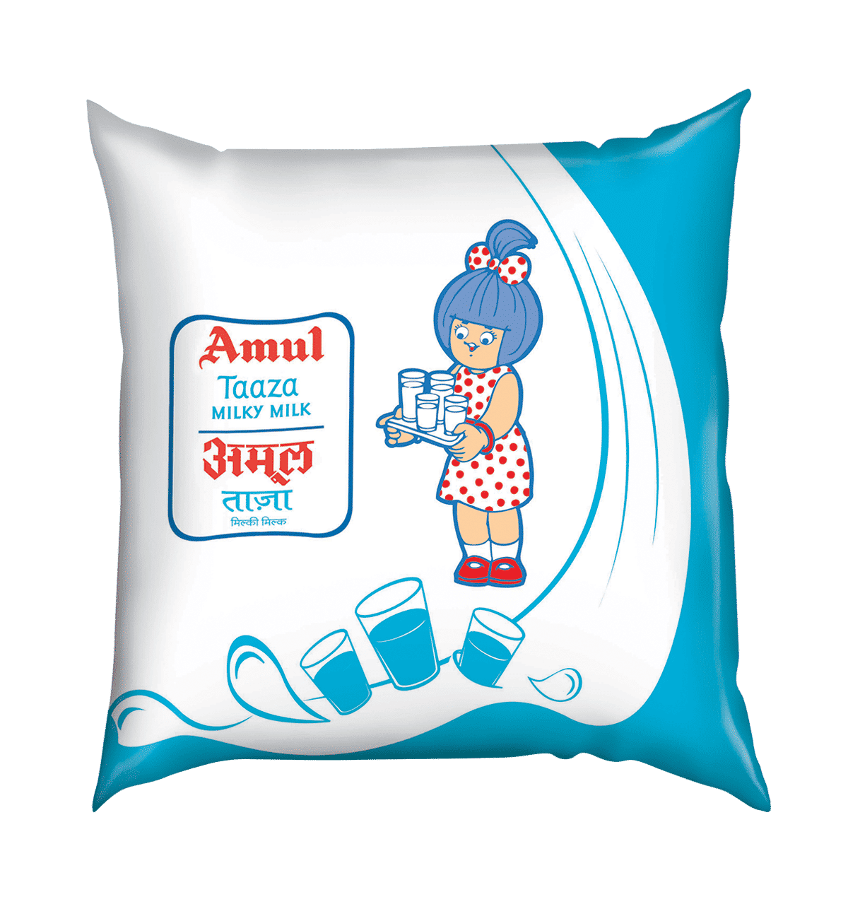 Buy Amul Amul Taaza Milky Milk 500 ml Online At Rs. 27 | Instant Delivery