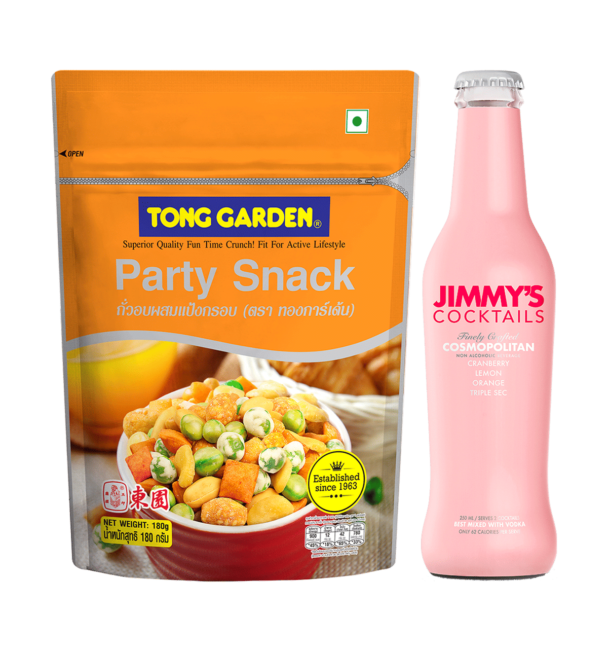 Buy Jimmy's Cocktails Cosmopolitan Cocktail Mixer & Tong Garden Party ...