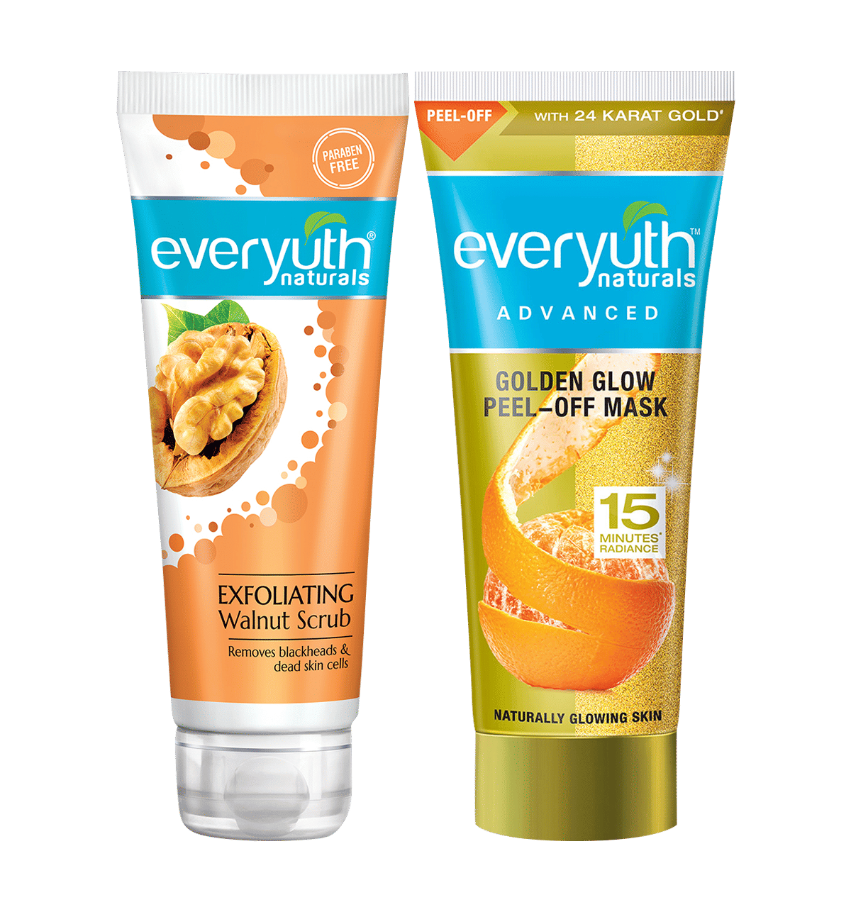 Buy Everyuth Naturals Glowing Scrub & Pack Skin Combo 1 Piece Online At ...