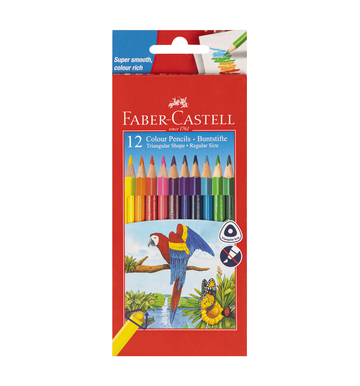 Buy Faber-Castell Faber-Castell Colour Pencils Pack of 12 1 Piece ...