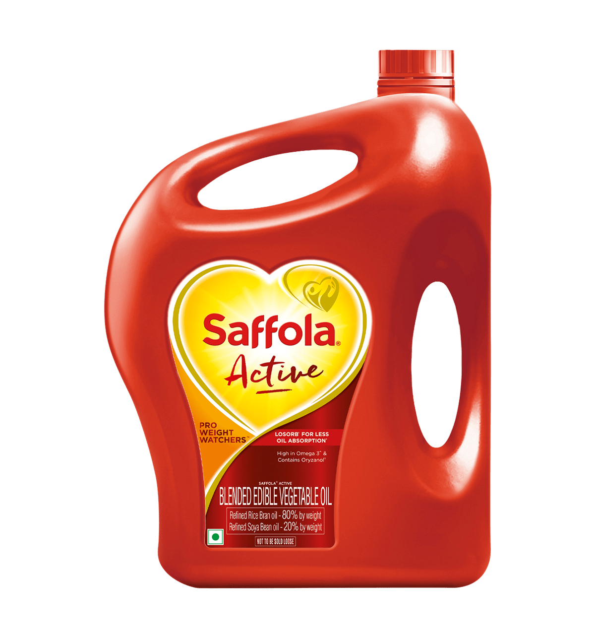Buy Saffola Saffola Active Refined Cooking Oil Blend Of Rice Bran ...