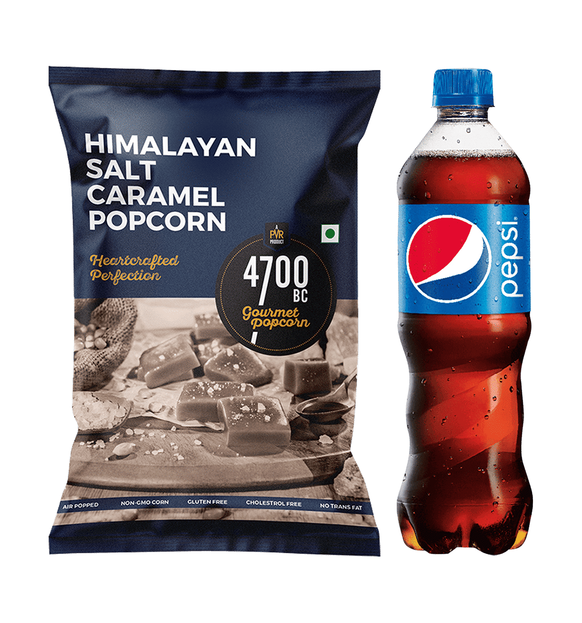 Buy Pepsi & 4700Bc Caramel Popcorn Combo 1 combo Online At Rs. 89 ...