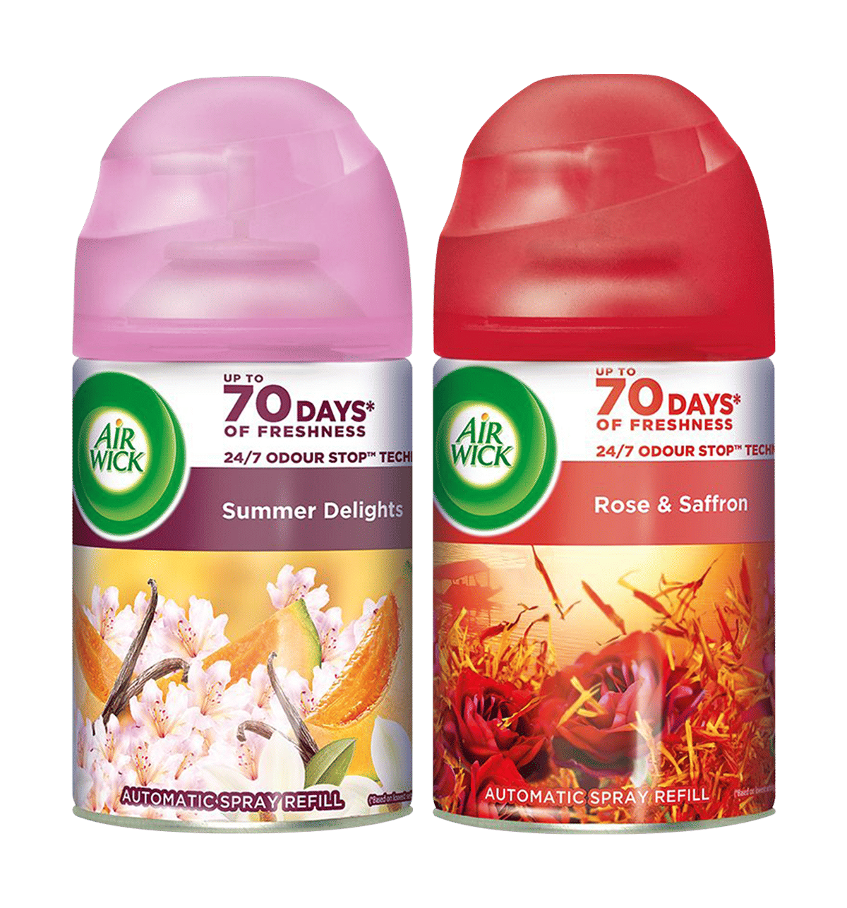 Buy Airwick Freshmatic Automatic Air Freshener Refill Rose ,Saffron ...
