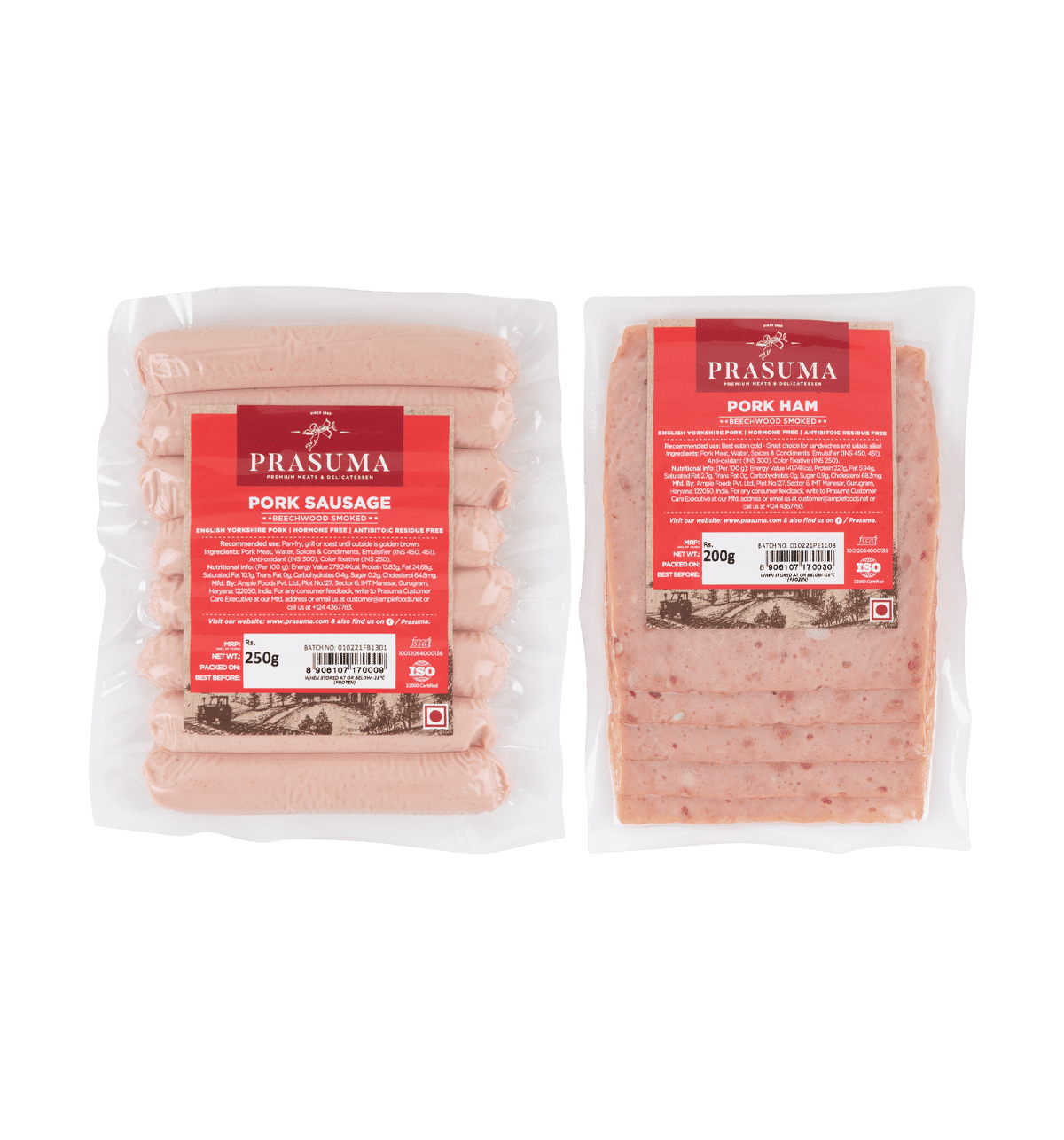 Buy Pork Sausage and Pork Ham 1 combo Online At Rs. 510 | Instant Delivery