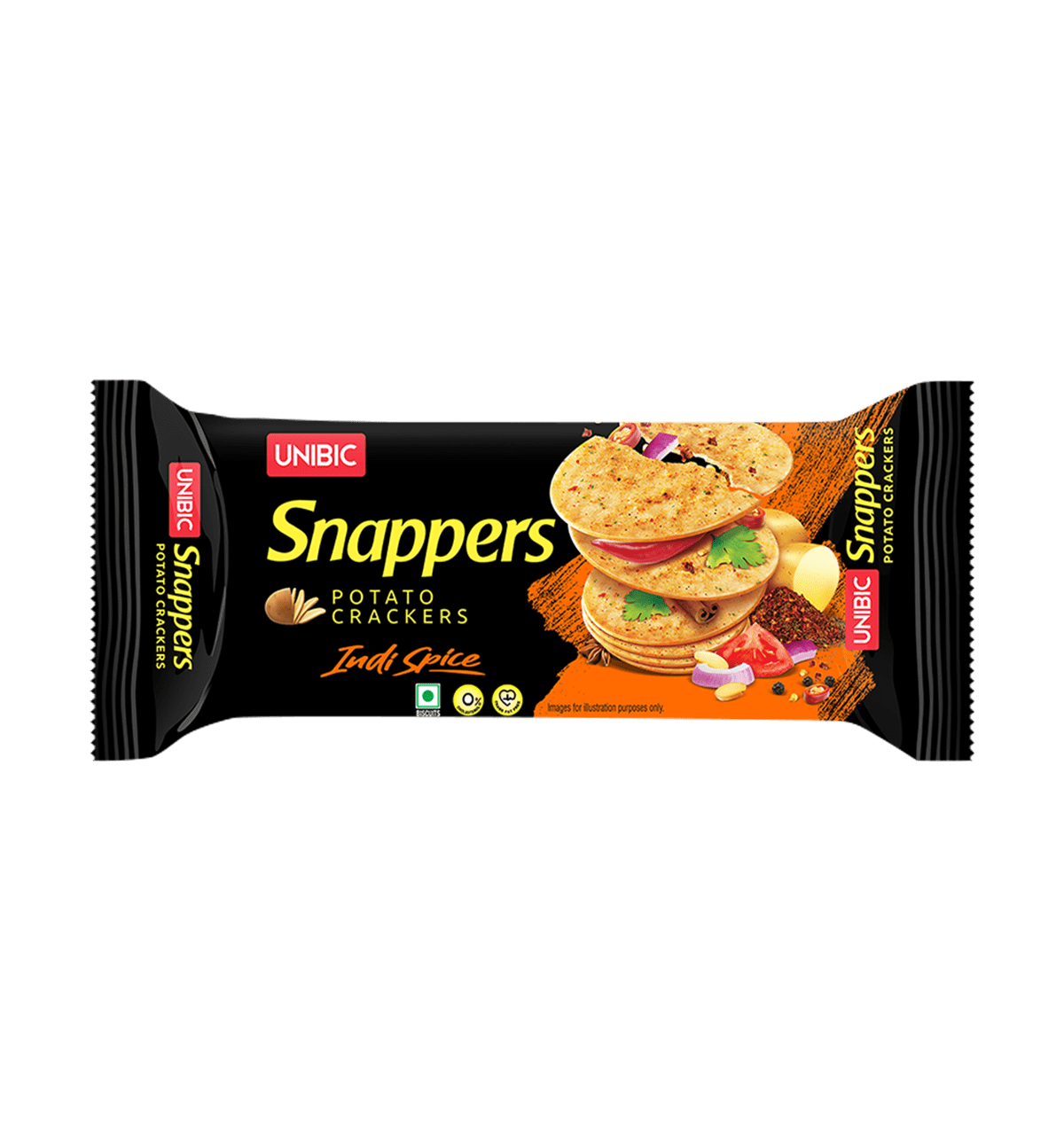 Buy Unibic Unibic Snappers Potato Crackers Indi Spice 2 pieces Online ...