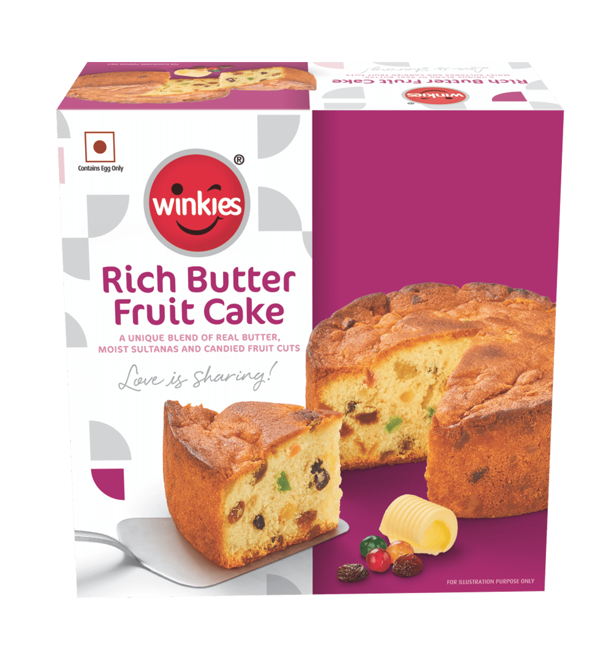 Buy Winkies Winkies Rich Butter Fruit Cake 250 g Online At Rs. 150 ...