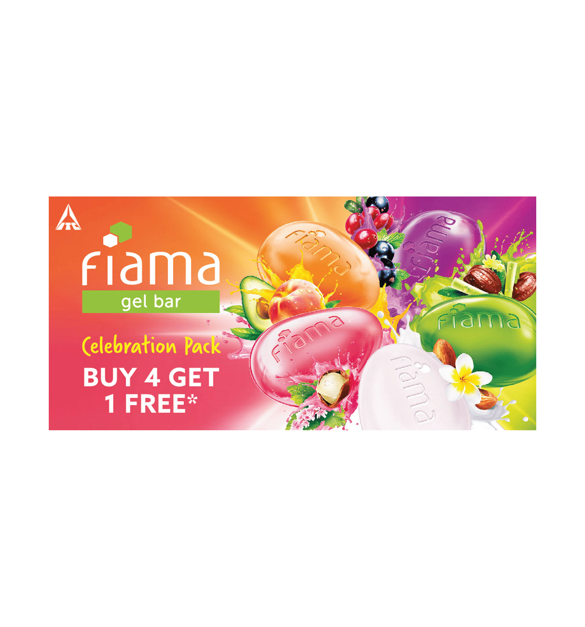 Buy Fiama Fiama Gel Bar Celebration Pack 2 pieces Online At Rs. 798 ...