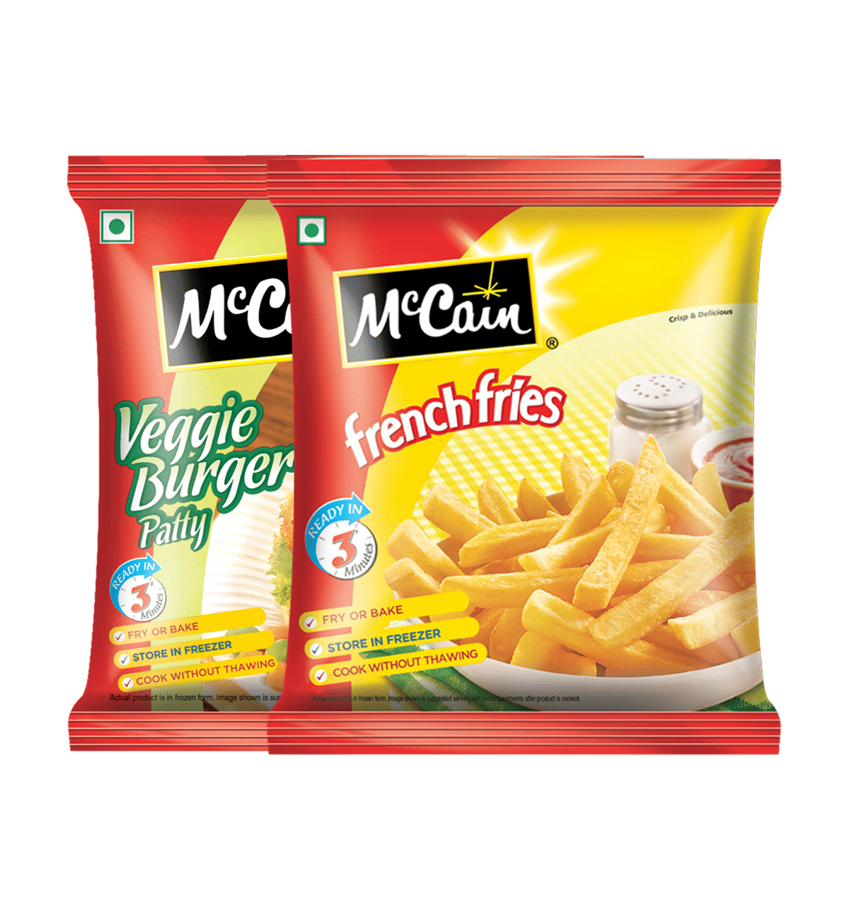 Buy Mccain Veggie Burger & French Fries Combo Online (1 Combo) At Best ...