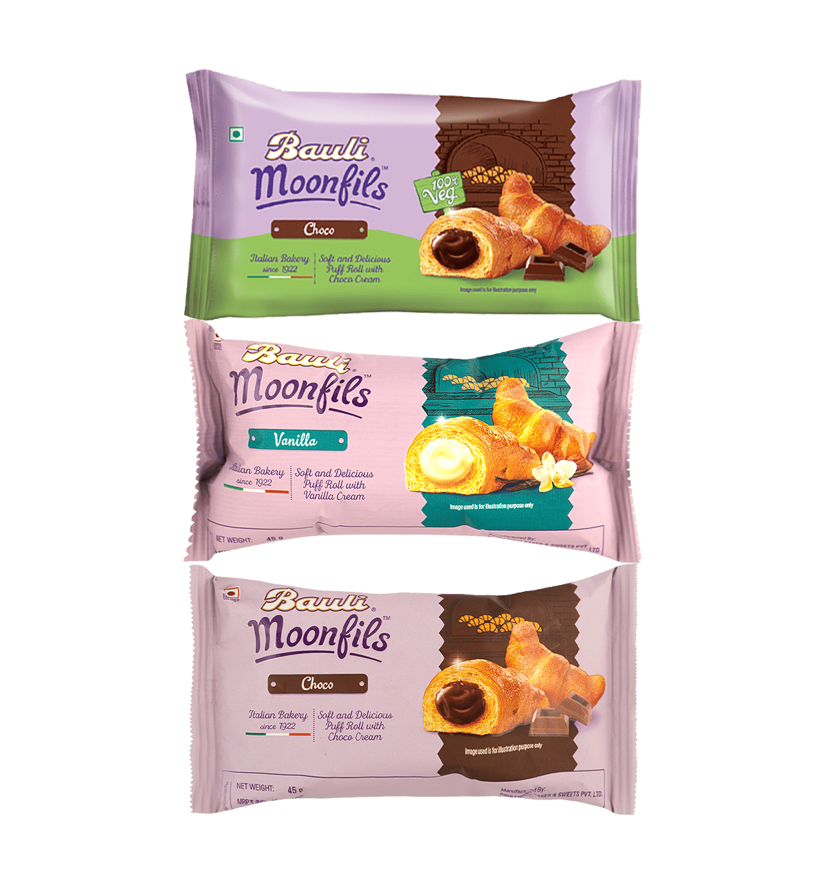 Buy Bauli Moonfills Combo 1 combo Online At Rs. 60 | Instant Delivery