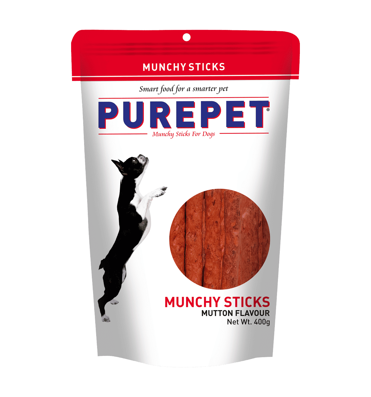 Buy Purepet Purepet Munchy Sticks Mutton Flavour 400 Gm Dog Treats 400 ...