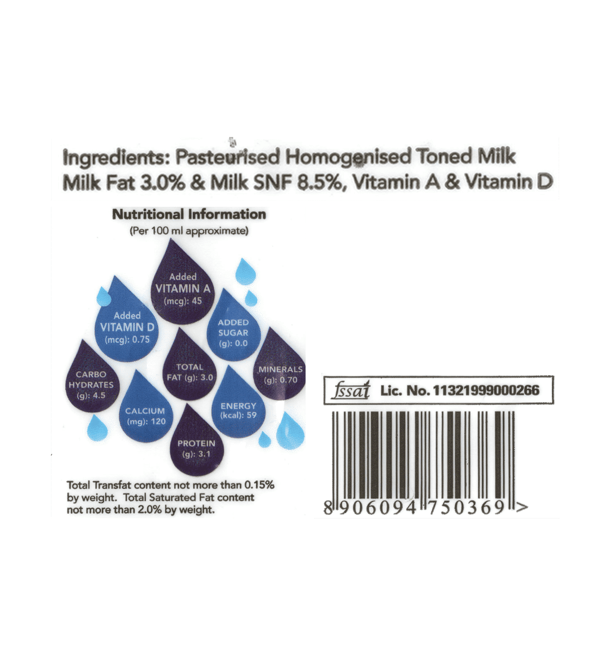 Buy Muralya Homogonized Toned Fortified Milk Sachet Online () At Best Price