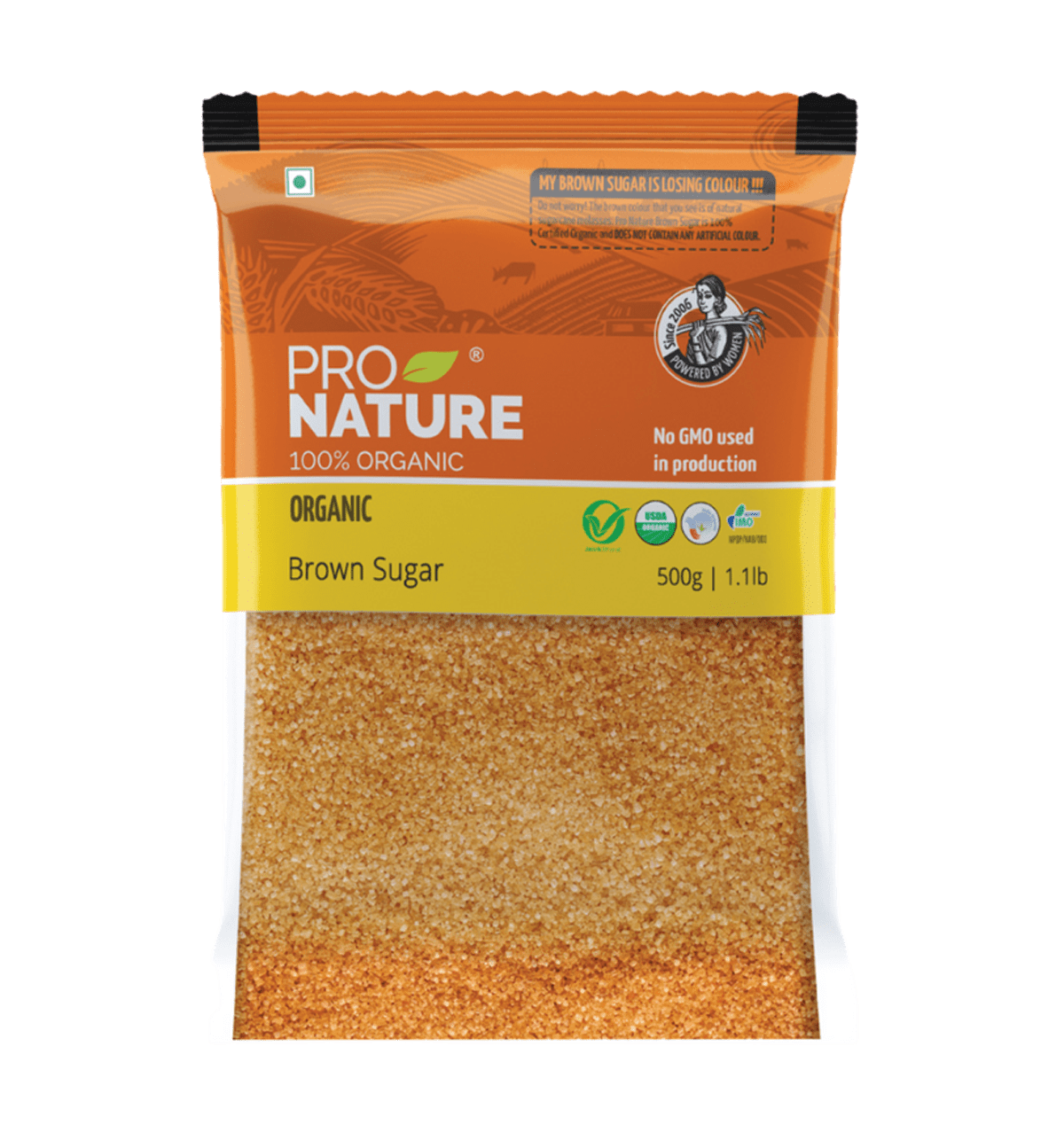 Buy Pro Nature Organic Pro Nature Organic Brown Sugar 500 g Online At ...