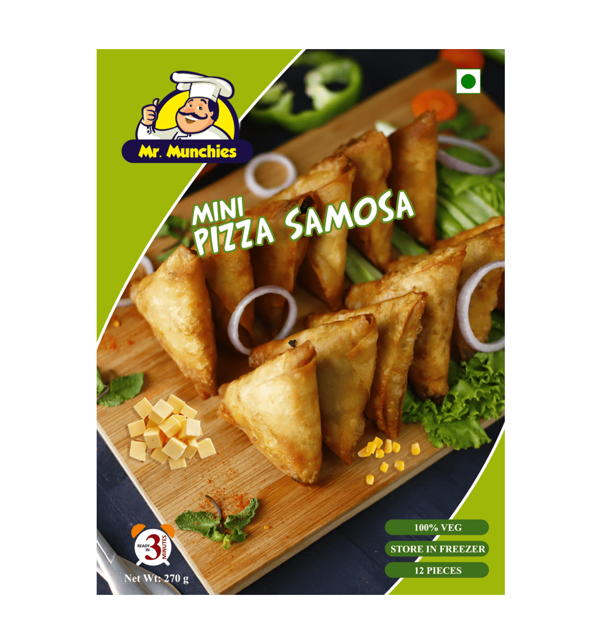 Buy Mr. Munchies Mr. Munchies Pizza Samosa 270 g Online At Rs. 169 | Instant Delivery