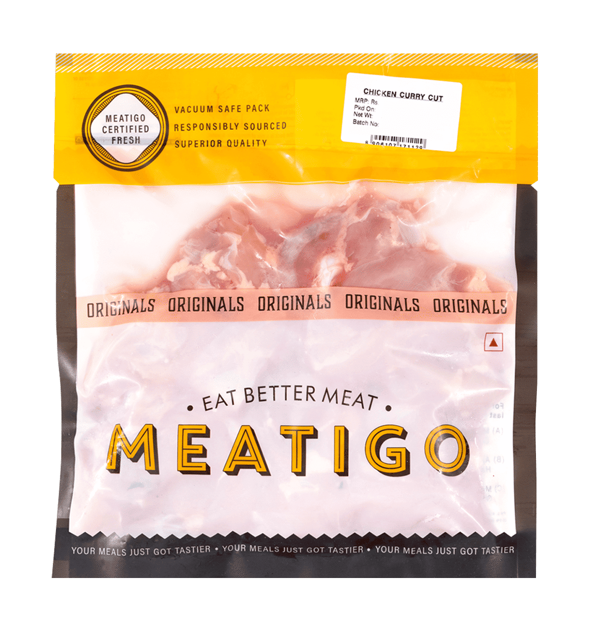 Buy Meatigo Meatigo Chicken Curry Cut Skinless Frozen 450 g Online At ...