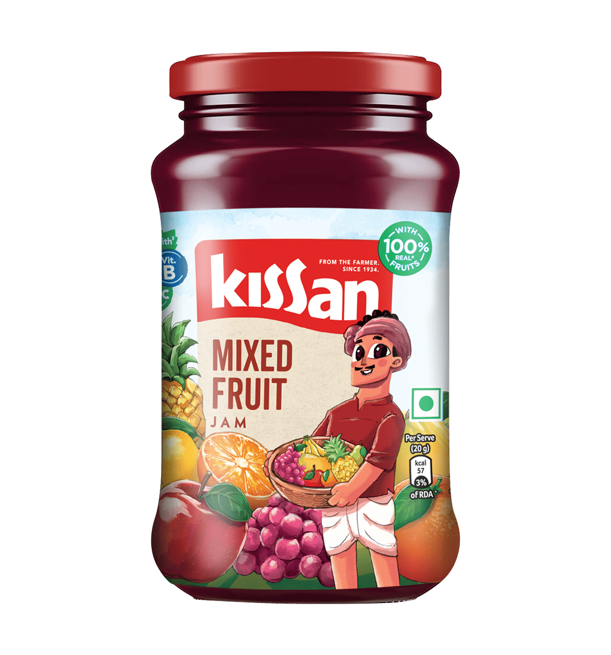 Buy Kissan Kissan Mixed Fruit Jam 2 pieces Online At Rs. 400 | Instant ...