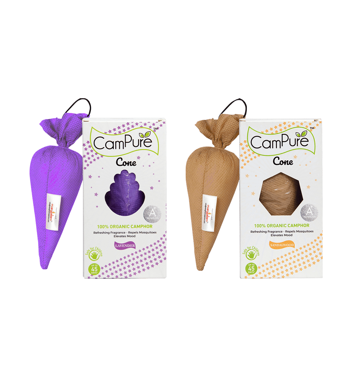 Buy Campure Camphor Cone Freshener Lavender & Camphor Cone Freshener ...