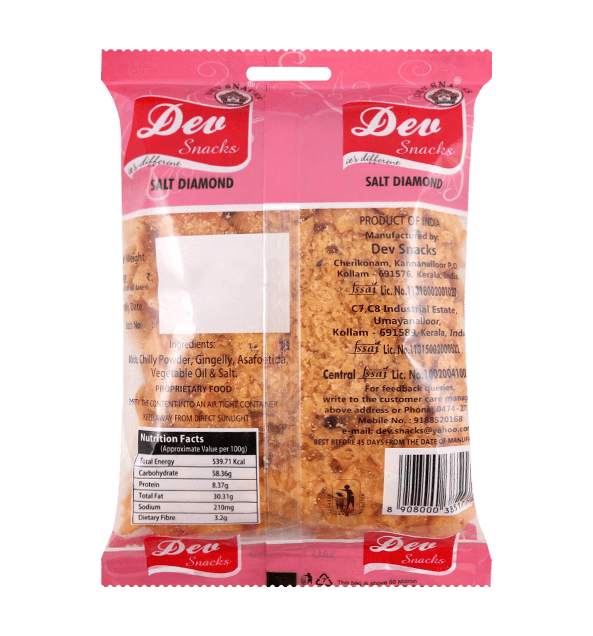 Buy Dev Snacks Salt Diamond undefined Online At Rs. undefined | Instant ...