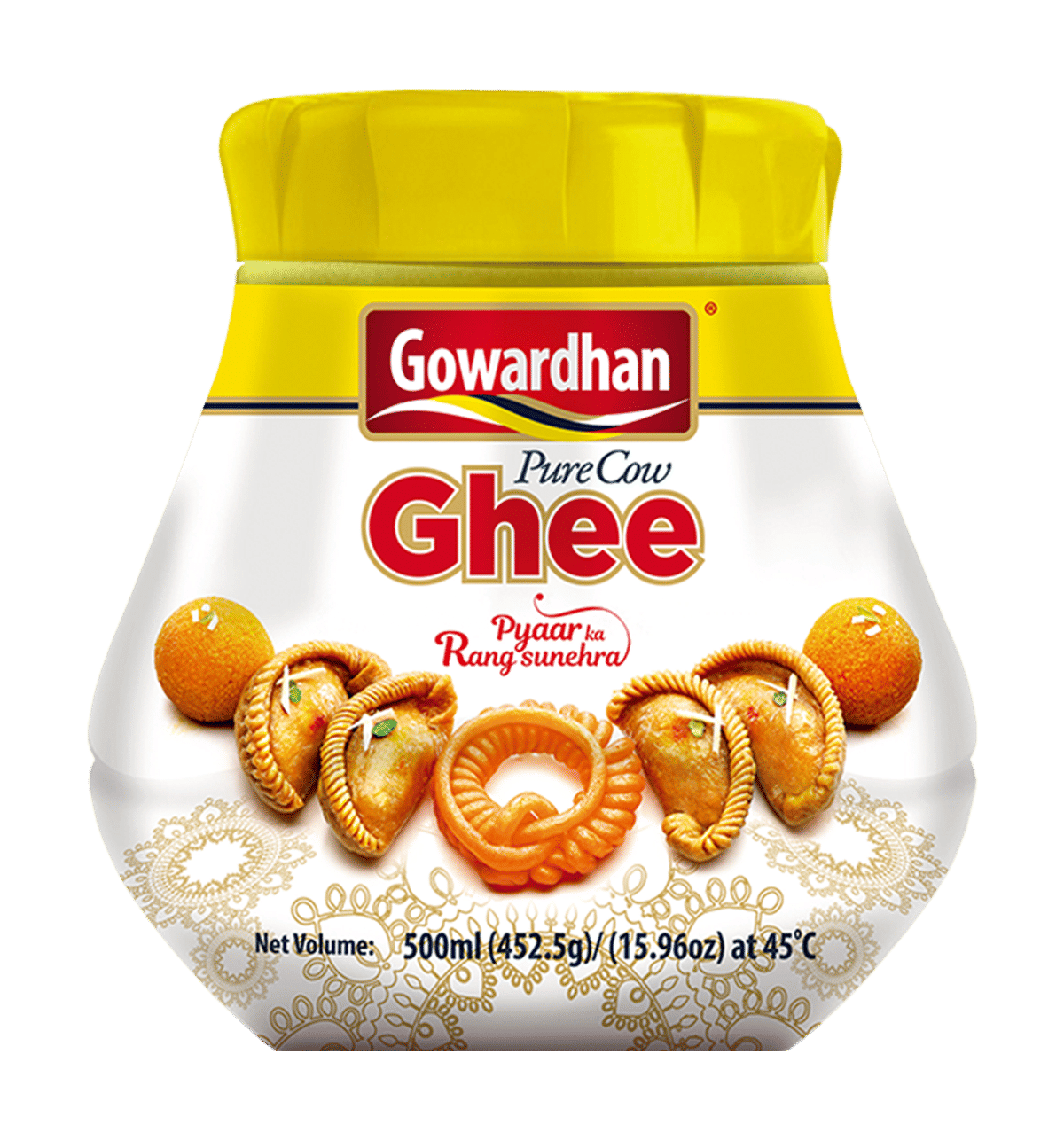 Buy Gowardhan Gowardhan Pure Cow Ghee (Jar) 500 ml Online At Rs. 385 ...