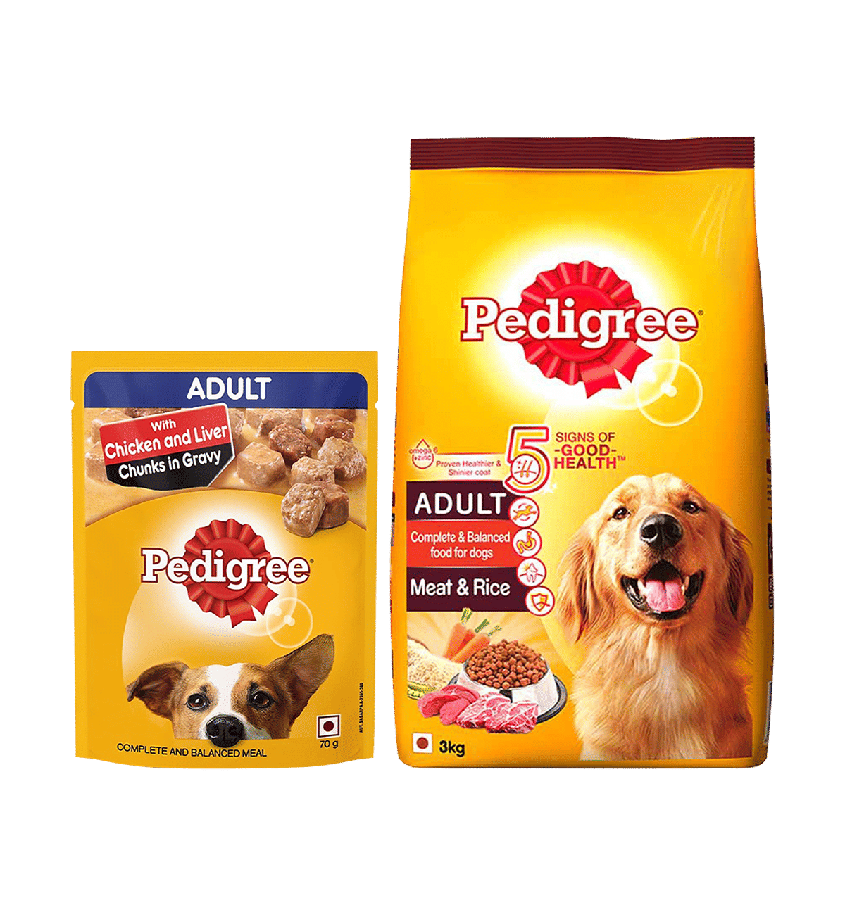 Buy Pedigree Complete Meal Pack 1 combo Online At Rs. 1480 | Instant ...