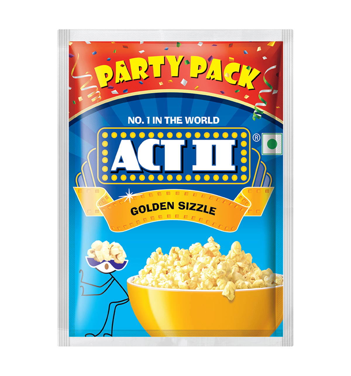 Buy Act II Act II Instant Popcorn Party Pack Golden Sizzle 2 pieces ...