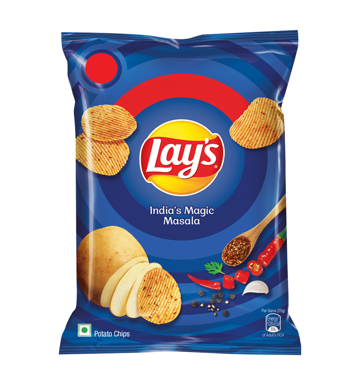 Buy Lay's Lay's India's Magic Masala Chips 2 pack Online At Rs. 40 ...