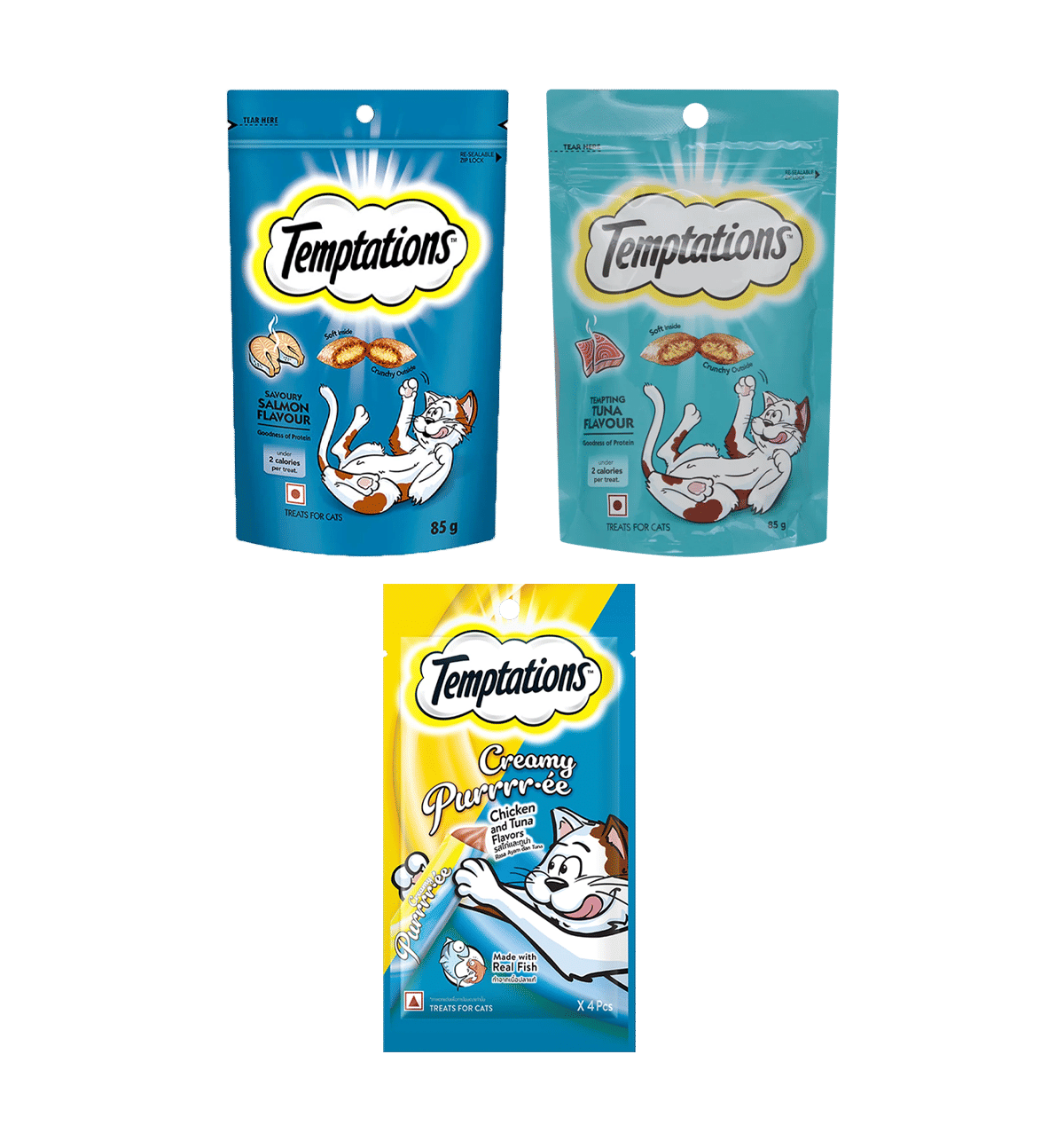 Buy Temptations Temptations Cat Treats Combo Pack 1 Piece Online At Rs ...