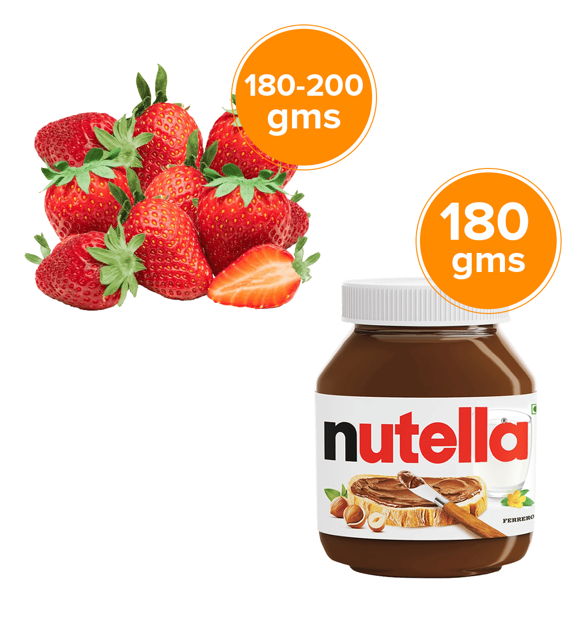 Buy Strawberry & Nutella Online () At Best Price